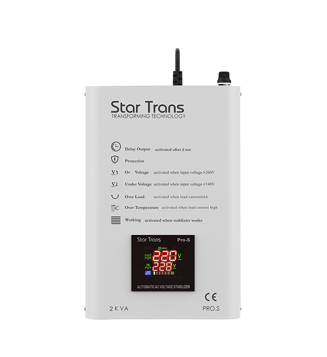 Single Phase Stabilizer Pro-S Series 2KVA